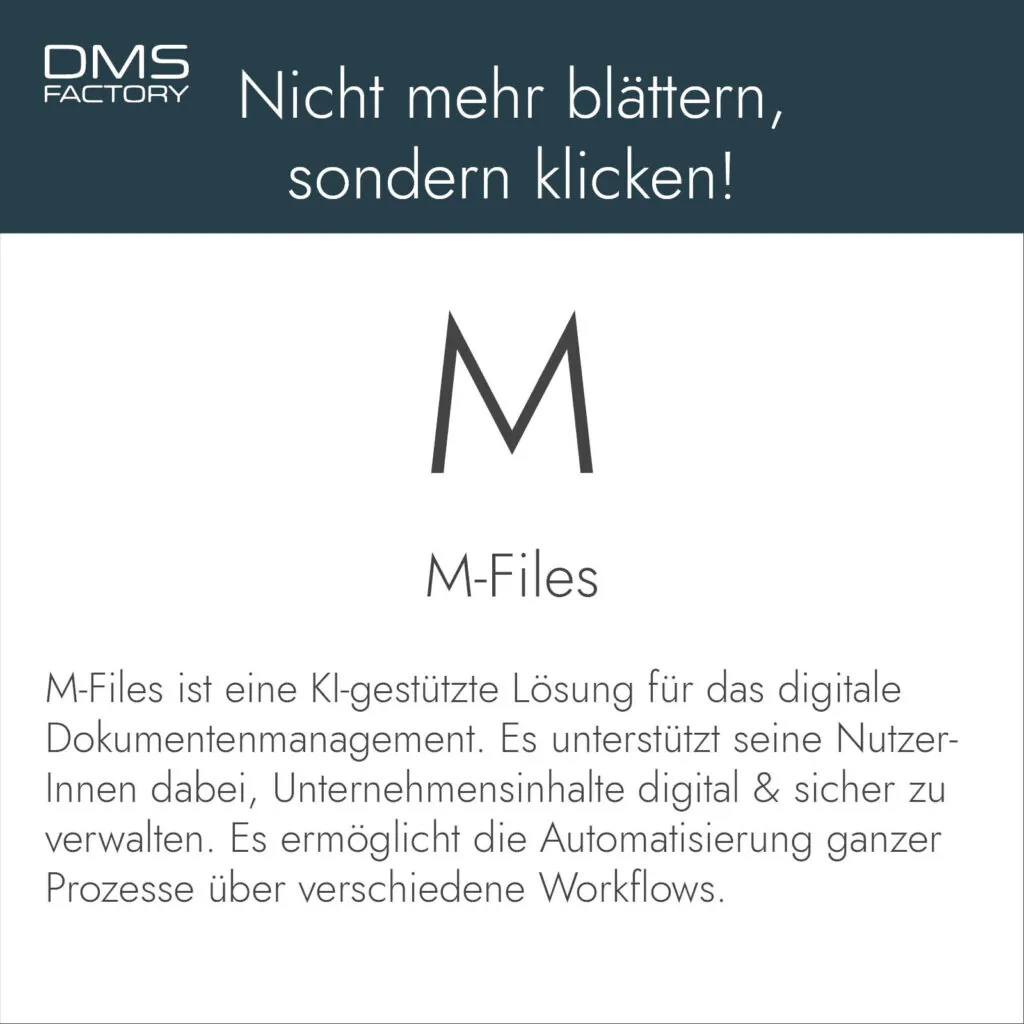 Was ist M-Files - Das Glossar der DMSFACTORY